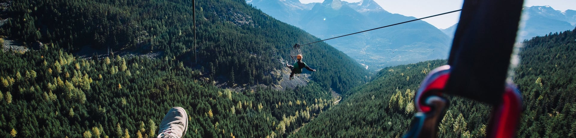 Ziplining in Whistler - Fairmont Chateau Whistler