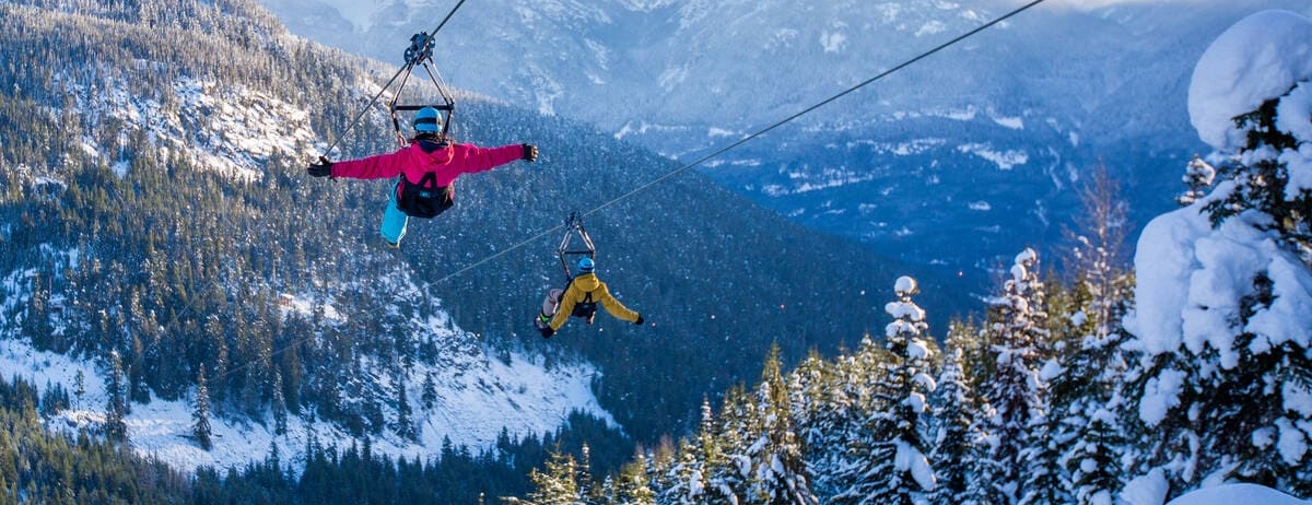 Ziplining in Whistler - Fairmont Chateau Whistler